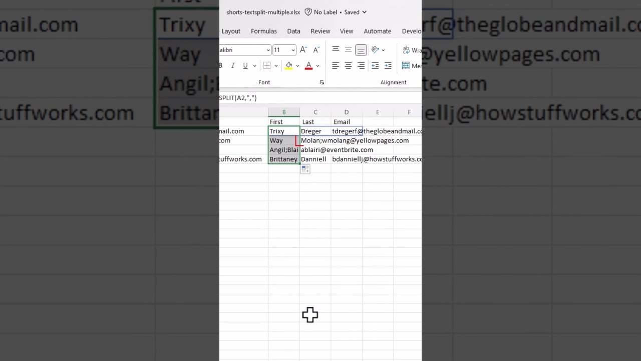 Text Split With Multiple Delimiters Excel Shorts YouTube Text Split With Multiple Delimiters Excel Shorts YouTube