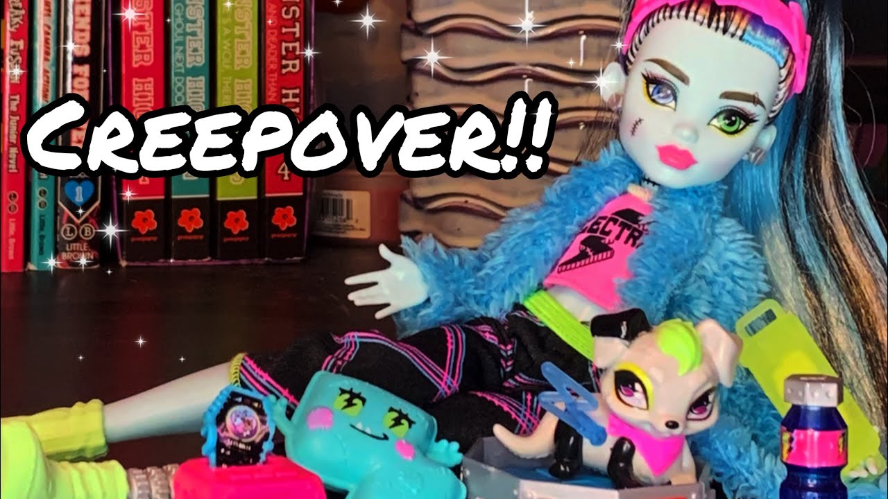 Monster High G3 Creepover Frankie Stein Review! - YouTube
