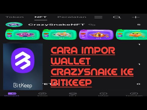 crazy snake web3 | cara impor wallet game crazy ke Bitkeep #bitkeep #freetoplay #crazysnake ...