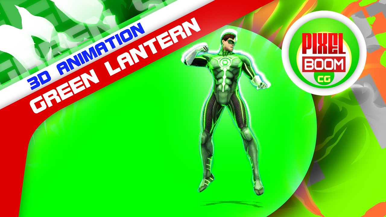 Green Screen Superhero Green Lantern Energy Ring - Footage PixelBoomCG ...
