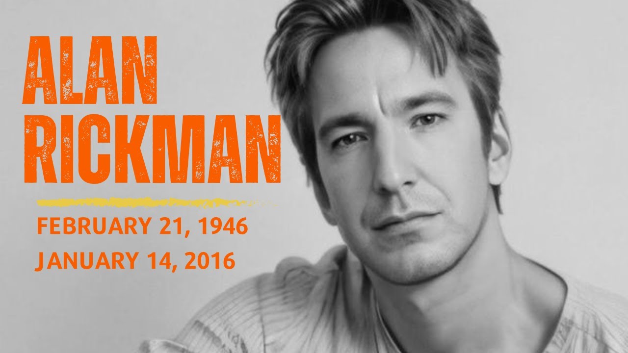 Alan Rickman: From Graphic Designer to Hollywood Icon #hollywoodicon # ...