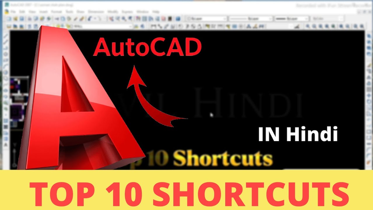 10 shortcut key in AutoCAD | how to use shortcuts #autocad #engineering ...
