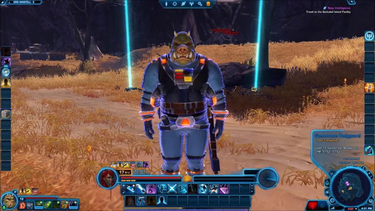 Gamorrean Bodyguard Companion (SWTOR 2017) - YouTube