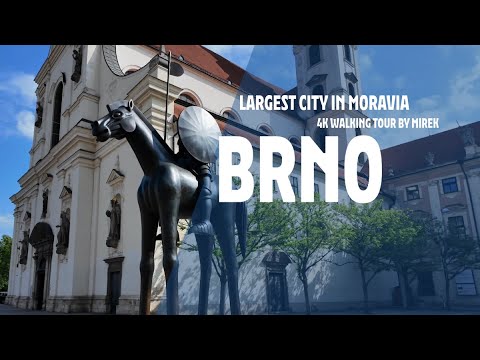 DISCOVER THE SECOND LARGEST CITY IN THE COUNTRY🚶CENTRE OF BRNO [4K HDR ...