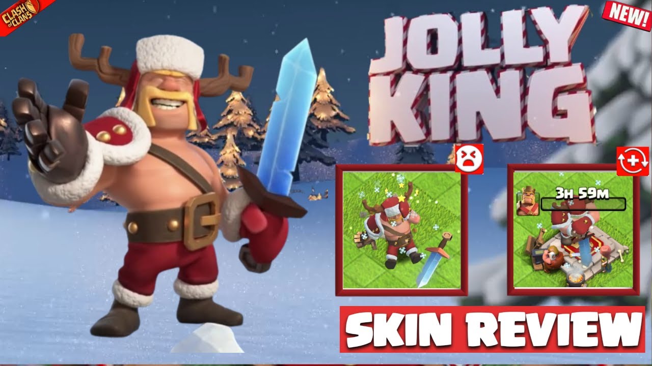 Jolly King Skin Review | Clash of Clans | Clashflict - YouTube