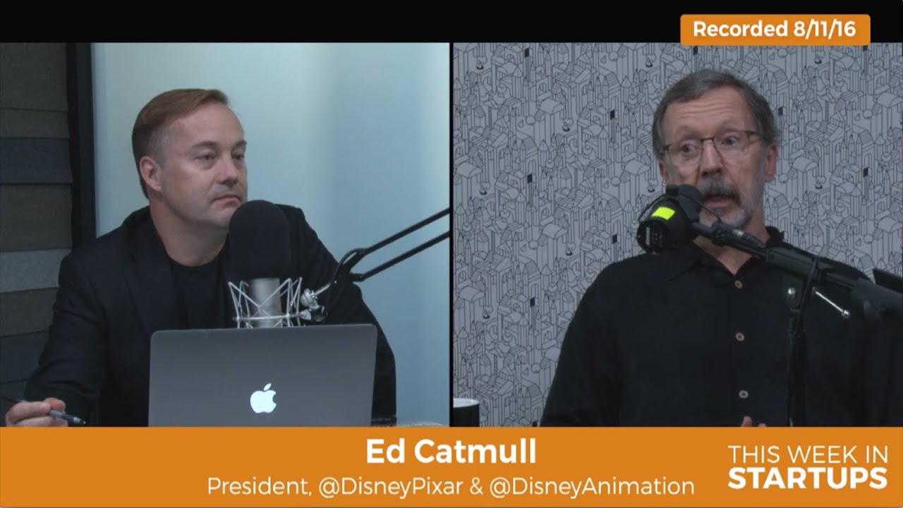 Ed Catmull, Pixar-Disney President: Importance of understanding change ...