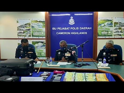 Sidang media khas Ketua Polis Pahang.Tahniah IPD Cameron Highlands # ...