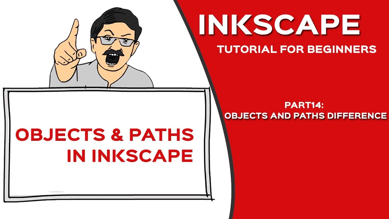 Inkscape tutorial for Beginners | Object to Path - YouTube