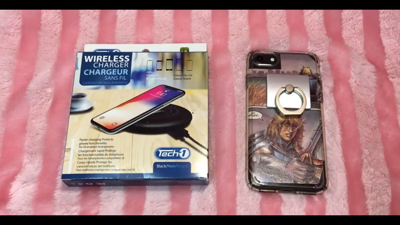 Tech-1 Wireless Charger Unit for iPhone8 and Galaxy S9 and up.. Or ...