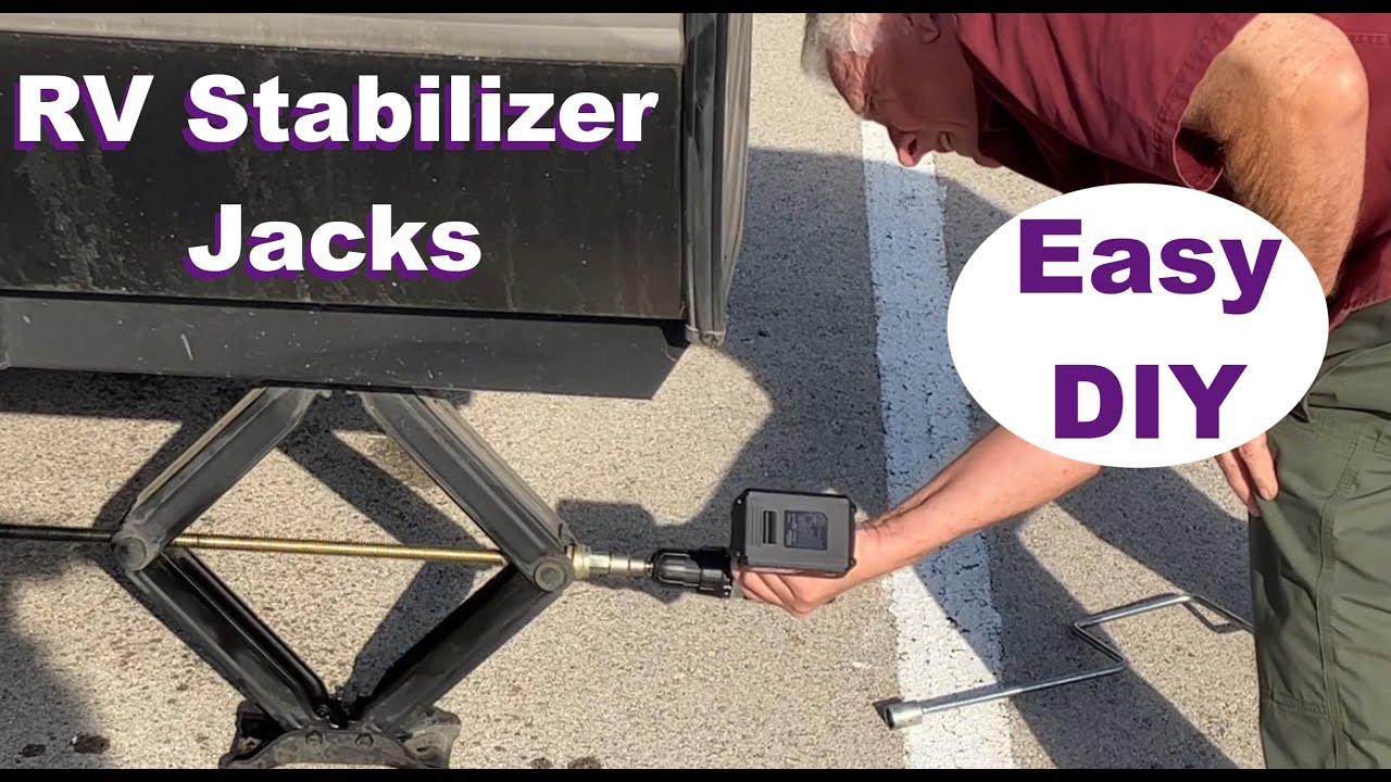 Review and easy DIY - Step By-Step RV FRONT Stabilizer / Leveling Jacks ...
