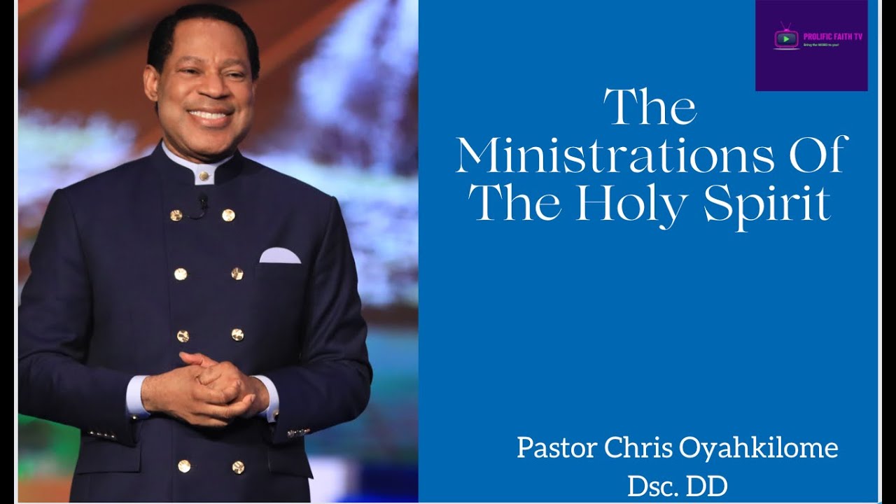 The Ministrations Of The Holy Spirit #prolificfaithtv - YouTube