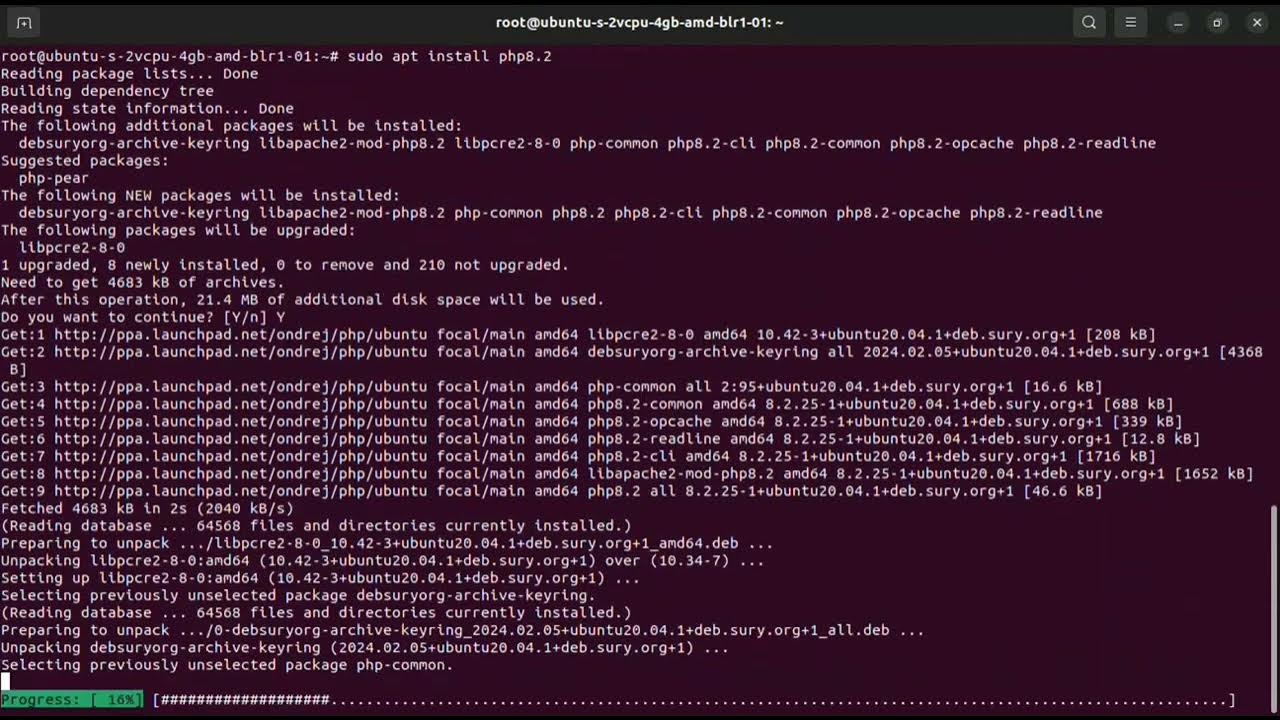 Setup php8.2| Restart - YouTube