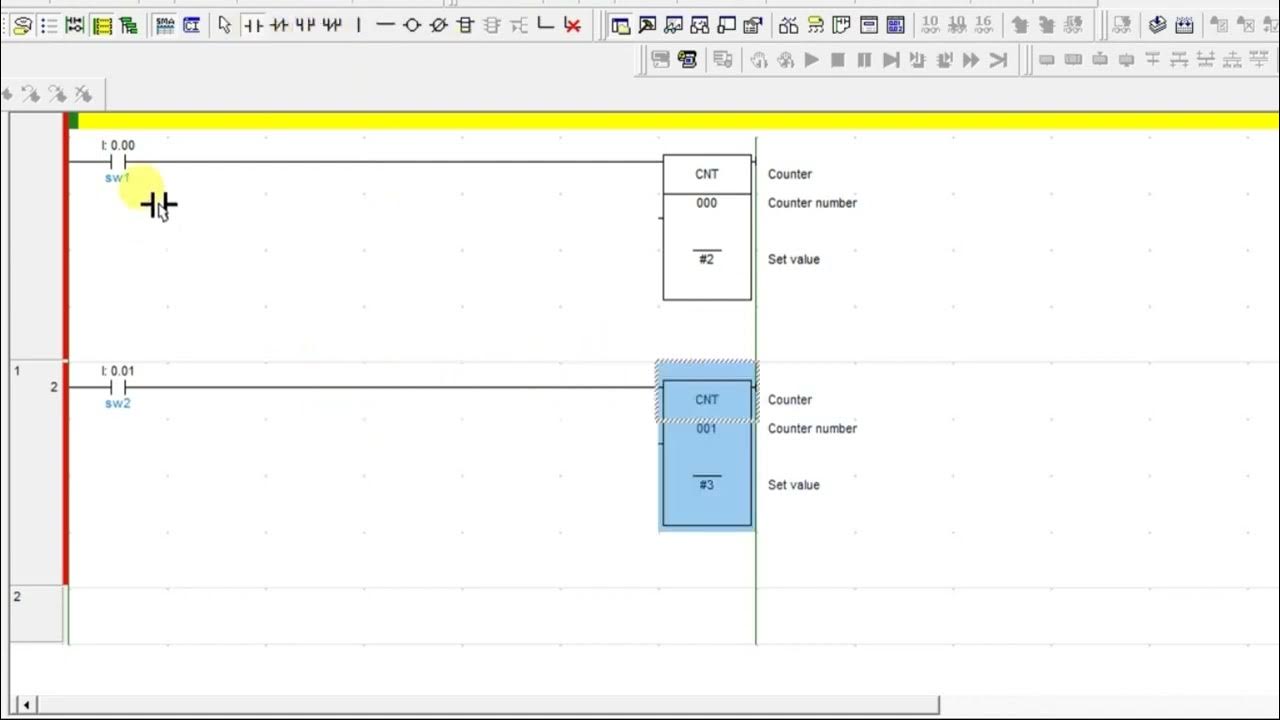 39 Reset Counter Timer CNTR Instruction in Omron PLC Programming - YouTube