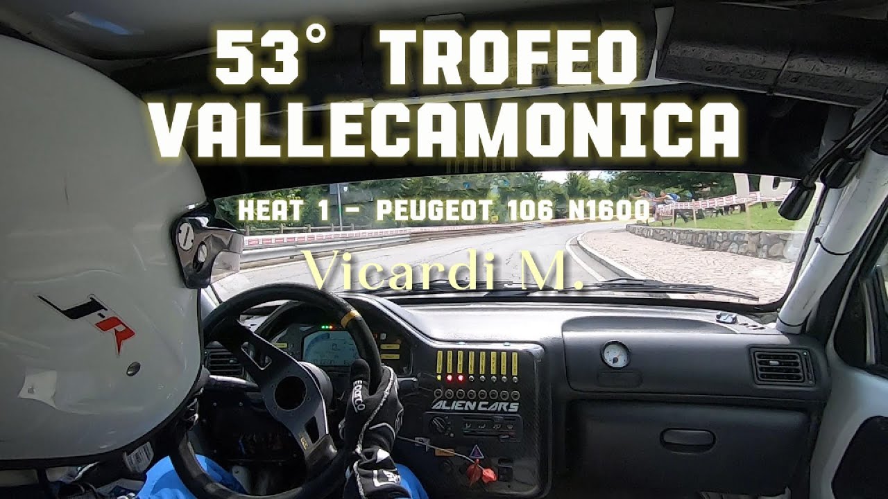 53° Trofeo Vallecamonica - Vicardi M. OnBoard Heat#1 - Peugeot NS1600 ...