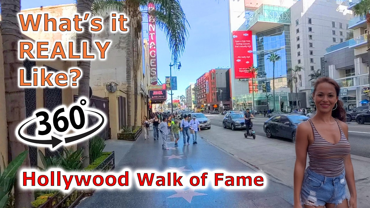 360° Hollywood Walk of Fame Tour - Part 1 - Legends & Landmarks (Gower ...