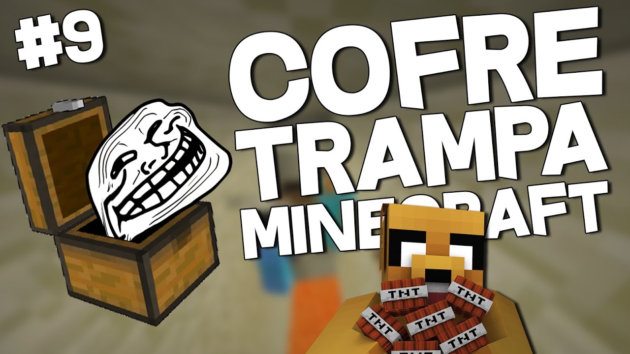 COMO HACER TRAMPAS EN MINECRAFT CON COFRE TROLL | Tutorial Redstone #9 ...