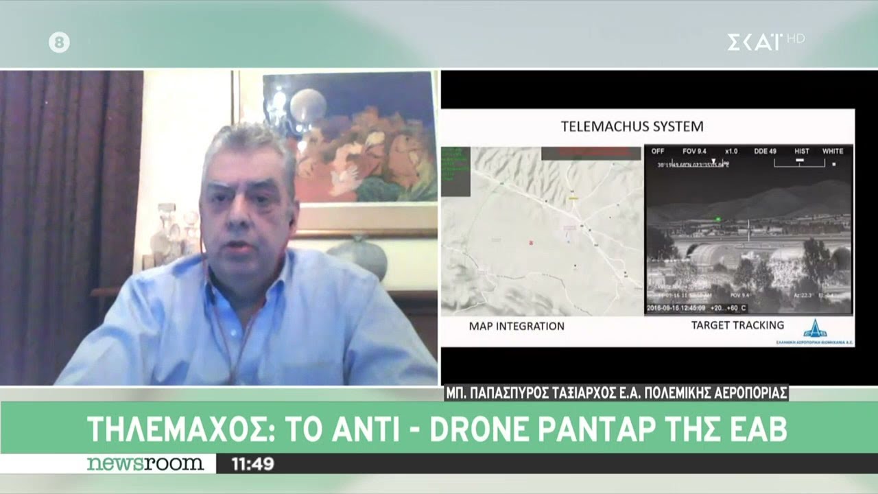 Τηλέμαχος: Το anti-drone radar της ΕΑΒ | Newsroom | 19/08/2022 - YouTube