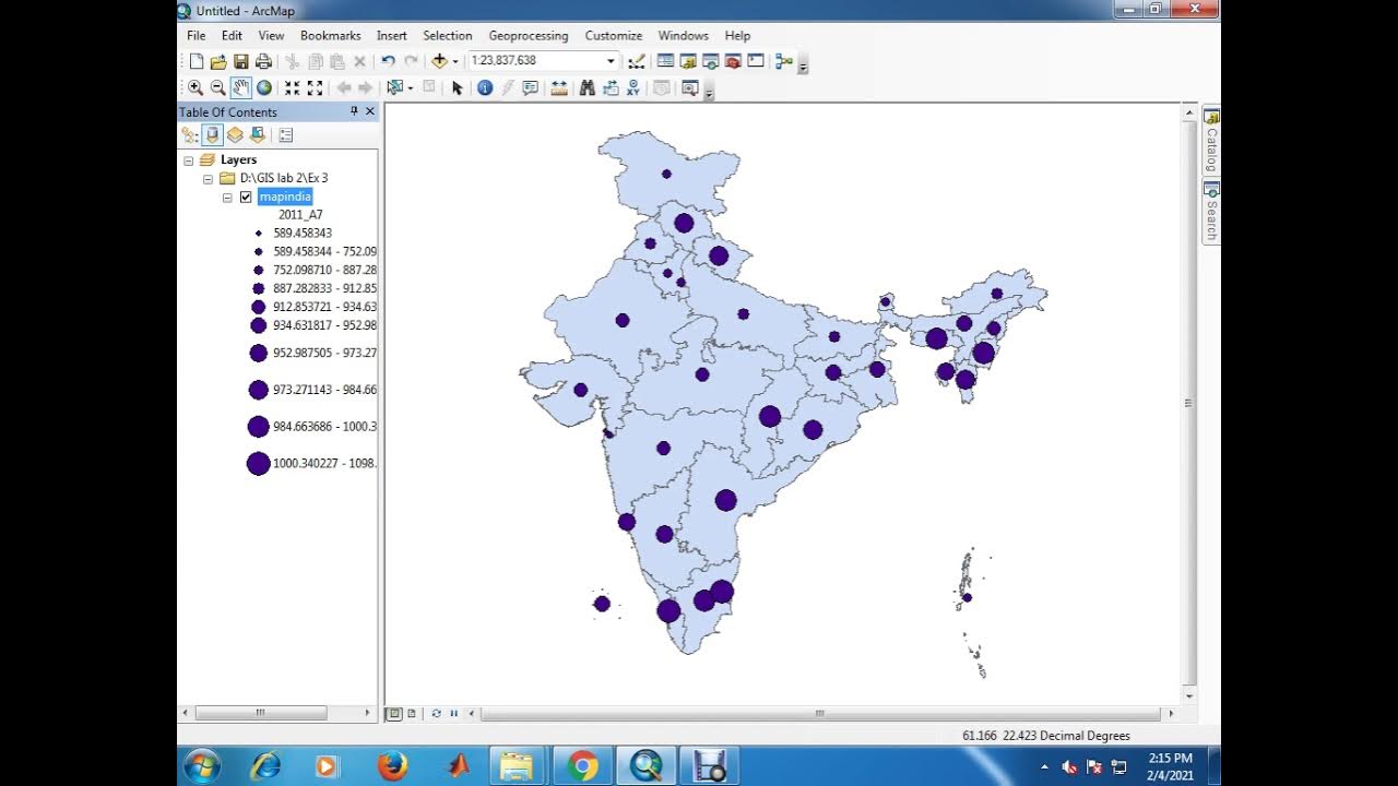 Thematic Maping using ArcGIS - YouTube