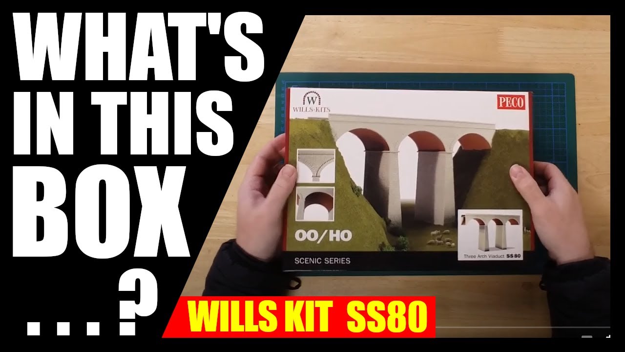 358 - Wills Kits SS80 Three Arch Viaduct OO Gauge - YouTube