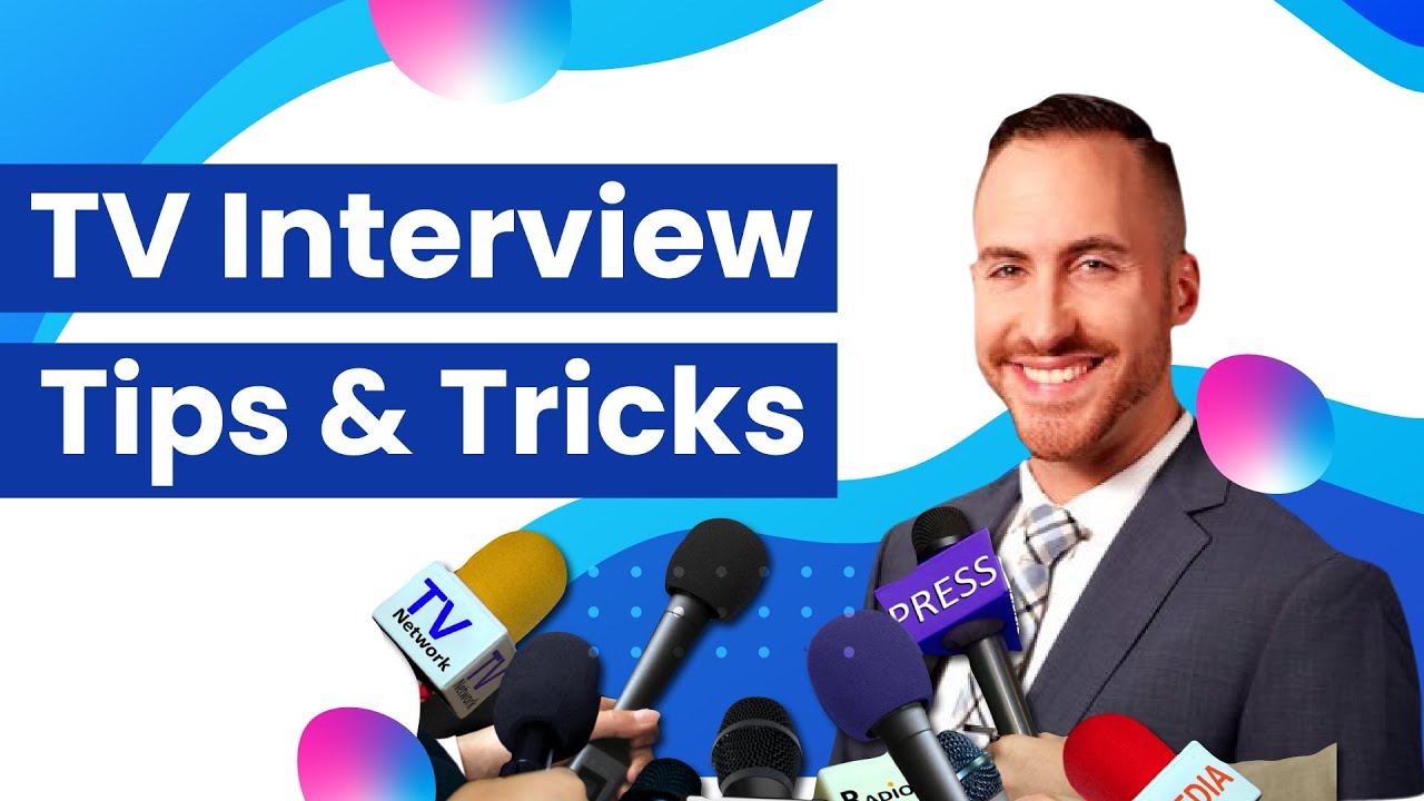 How to Nail a TV Interview: Tips form a former TV Anchor - YouTube