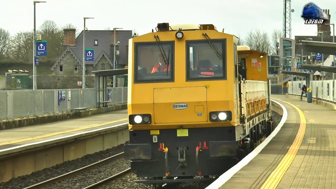 Irish Rail Infrastructure GEISMAR 790 in Portarlington Station - 24 ...