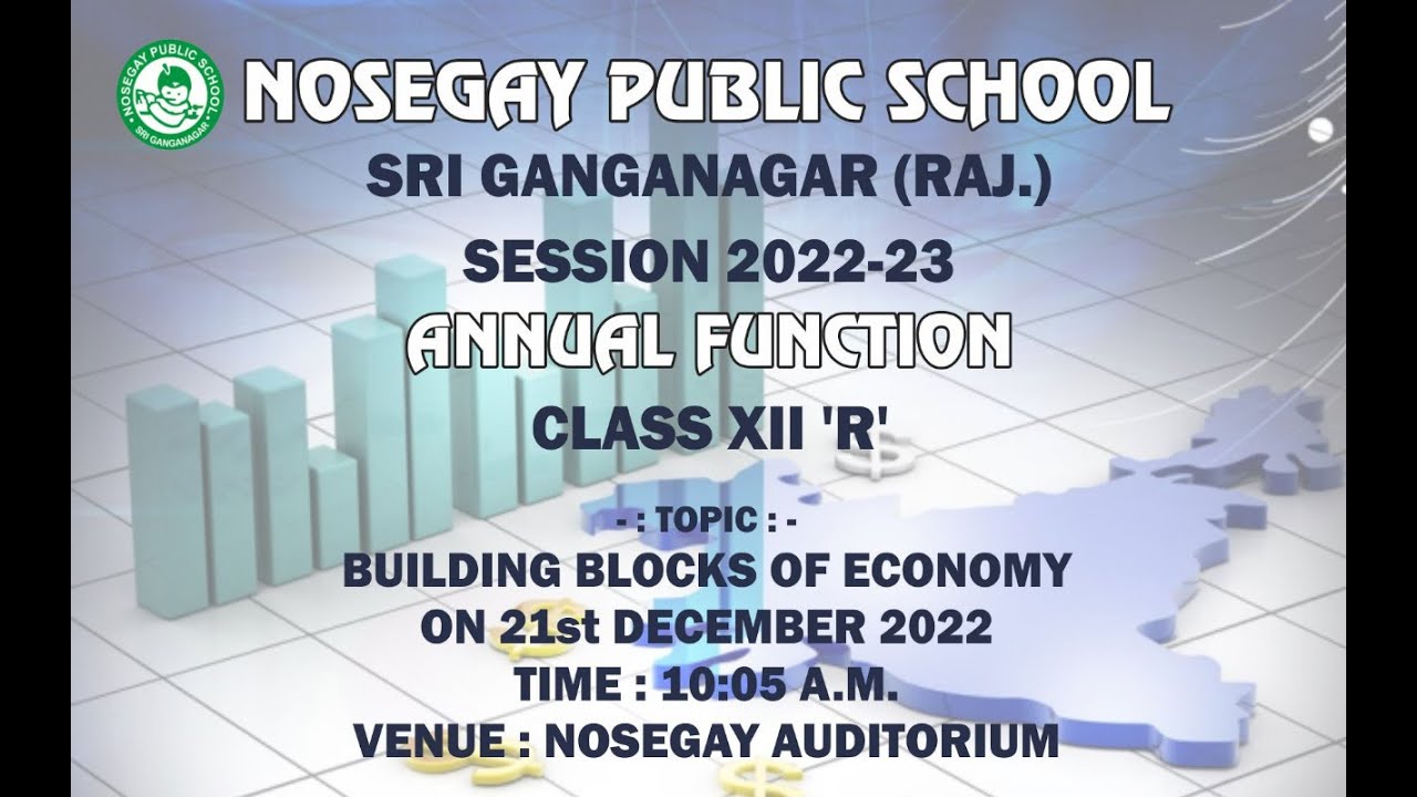 ANNUAL FUNCTION | TOPIC - BUILDING BLOCKS OF THE ECONOMY | CLASS XII-R ...