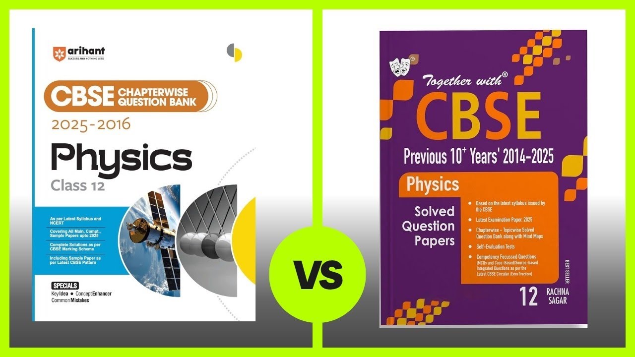 Comparison Between Arihant Chapterwise CBSE Class 12 Physics and ...