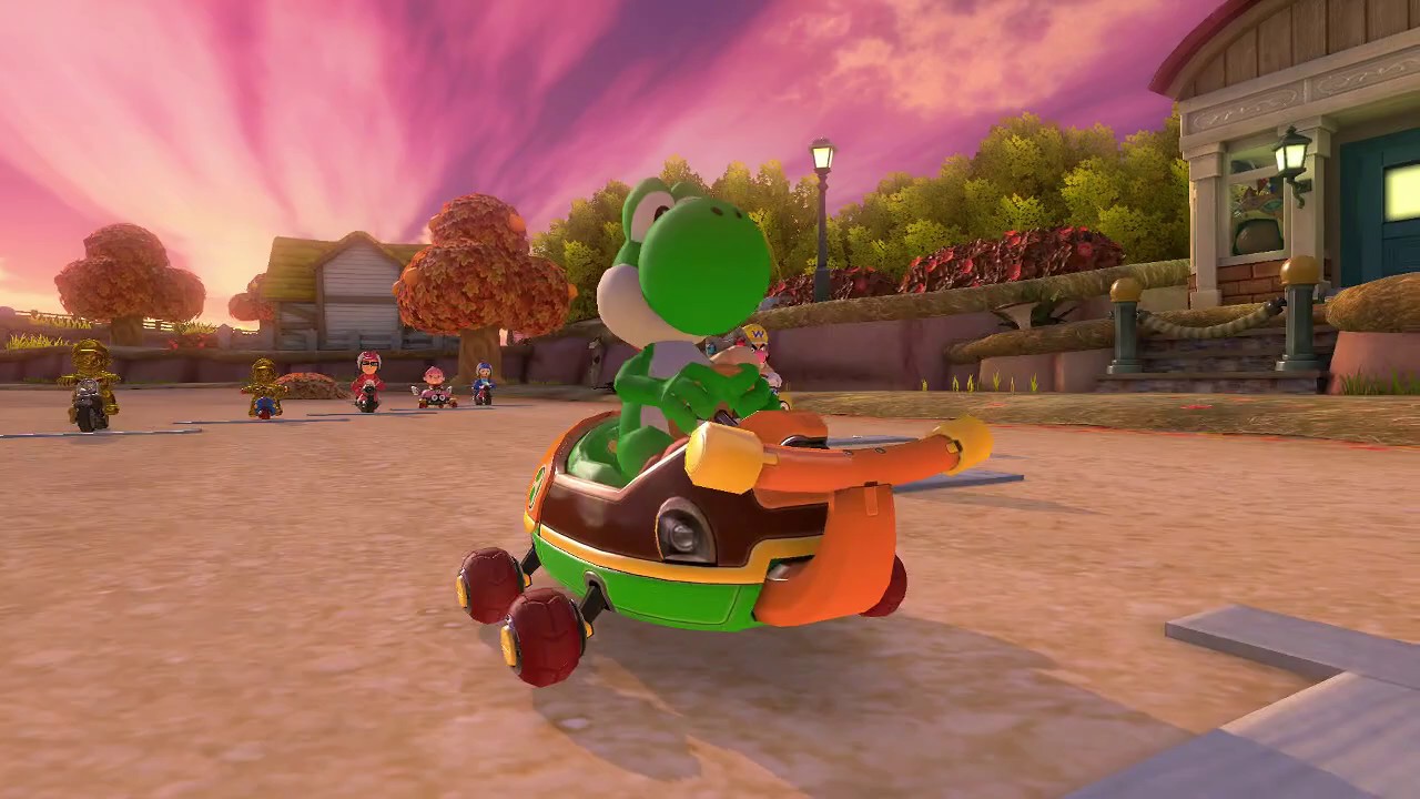 Mario Kart 8 Deluxe - Tractor Racing - YouTube