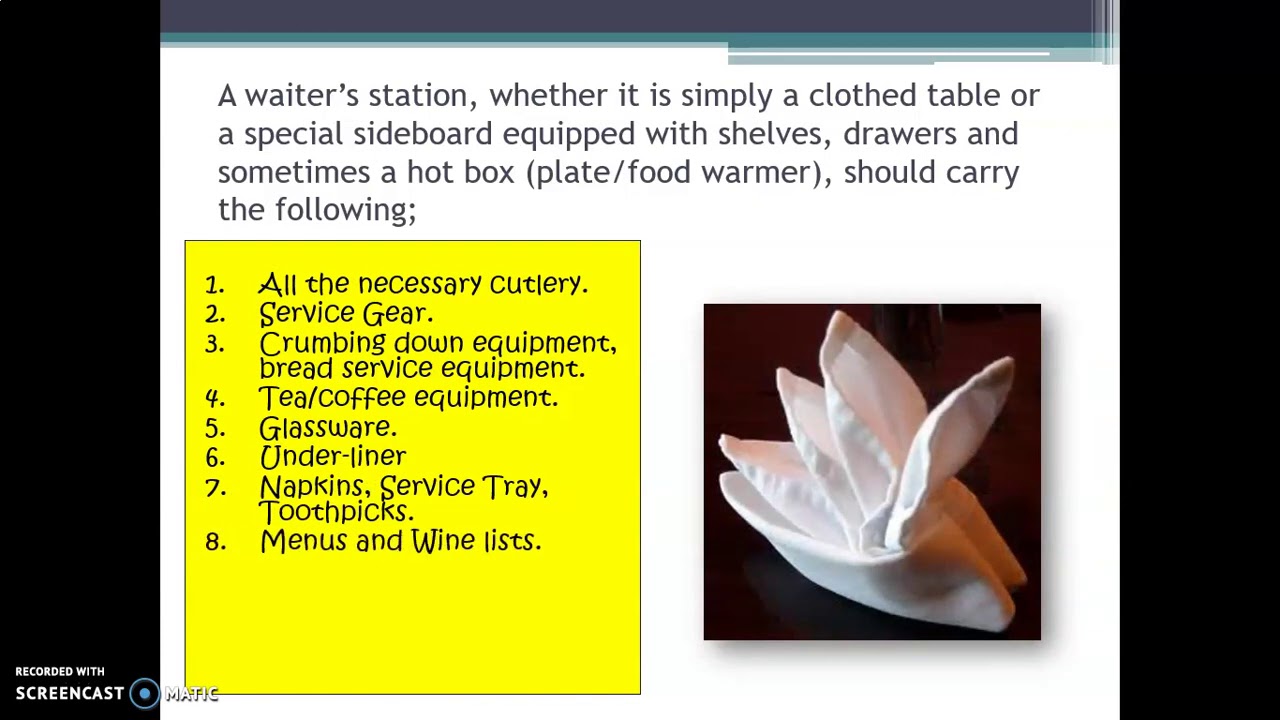 Side Station Waiter - YouTube