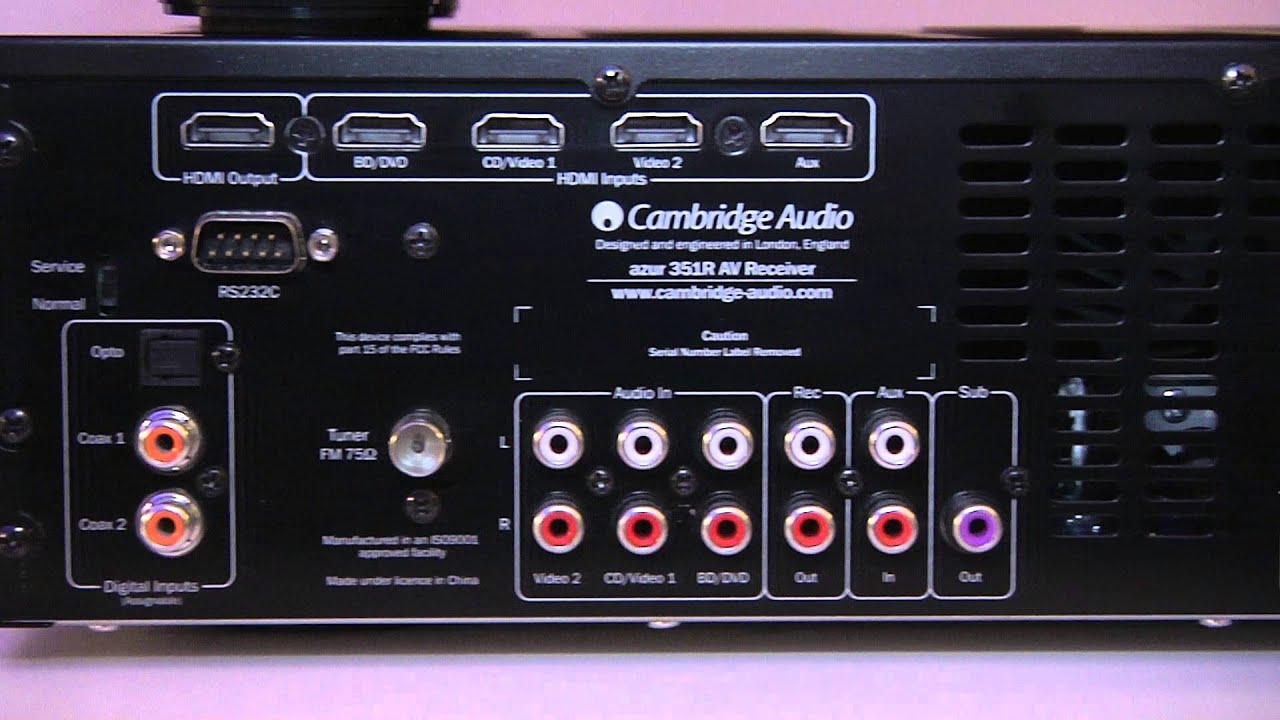 CES 2013 : Cambridge Audio Azur 351R - YouTube