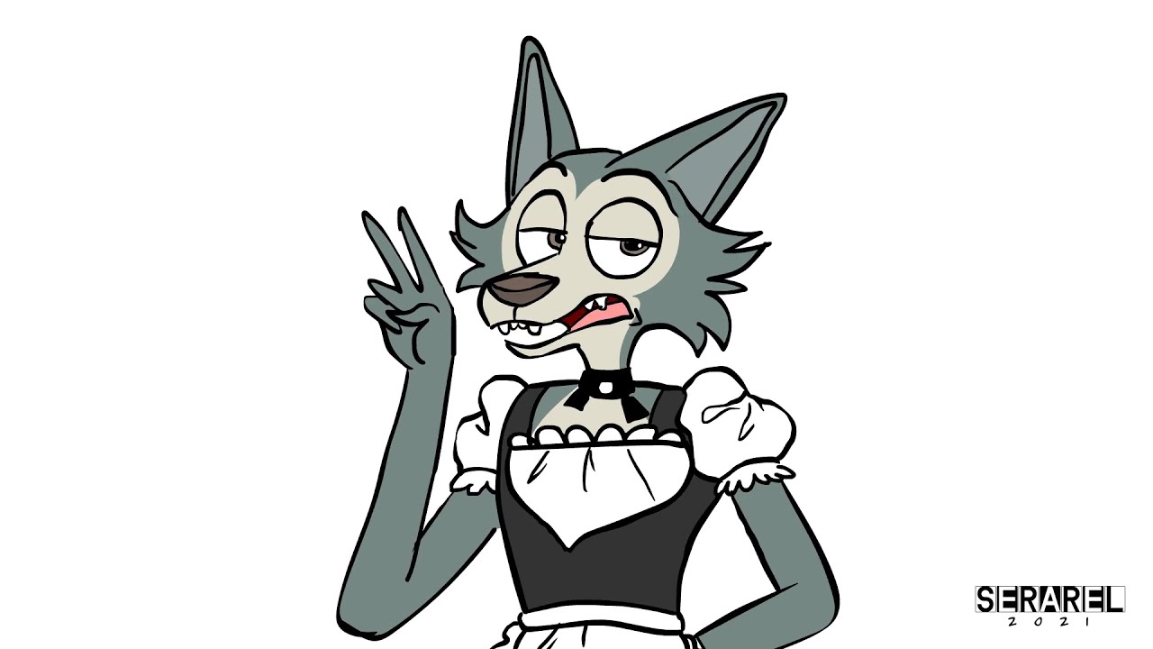 Legoshi works at a maid cafe... - YouTube