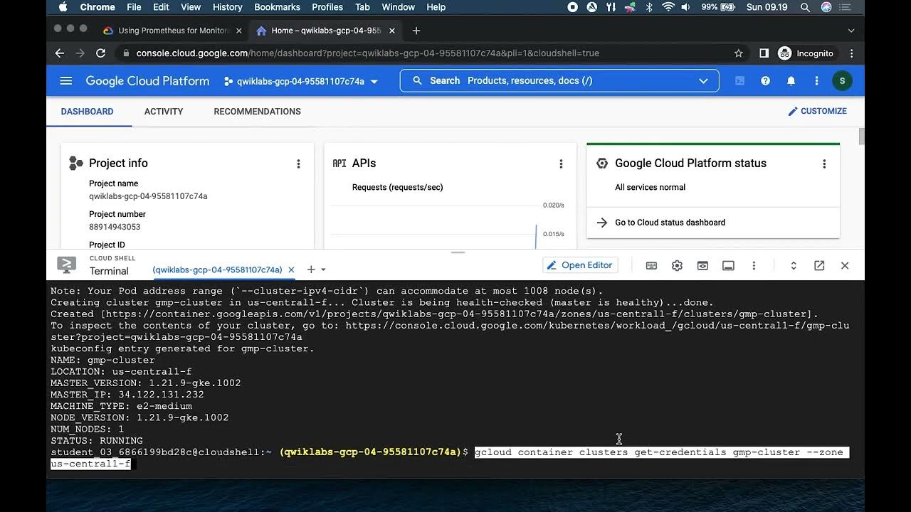 Using Prometheus for Monitoring on Google Cloud Qwik Start GSP1024 - YouTube