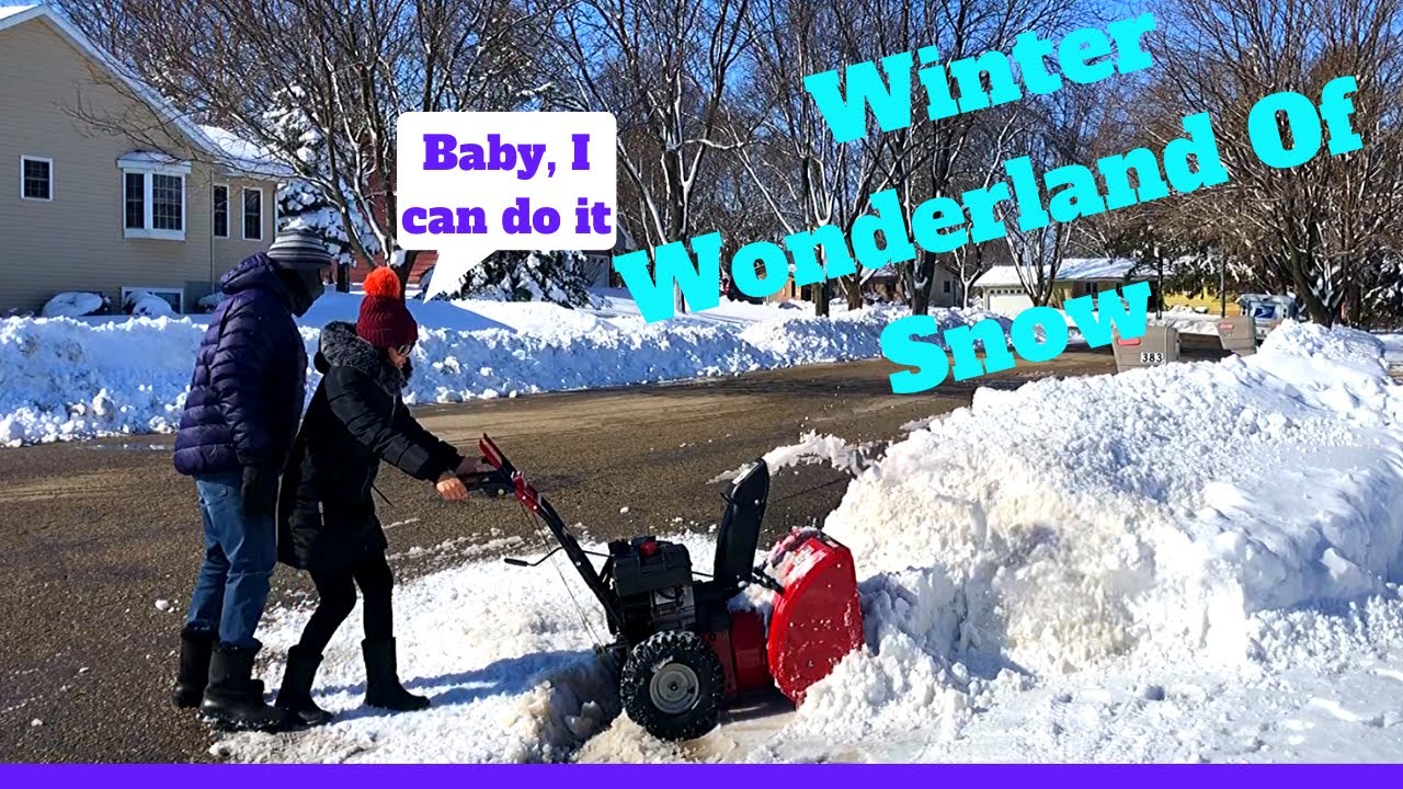 Snow To Clean Up | Winter Wonderland Of Snow - YouTube
