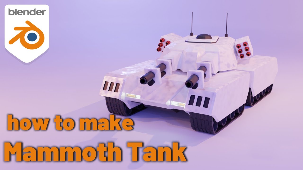 How to make a "Mammoth Tank" From "C&C Tiberium Wars" in Blender 3.3 ...