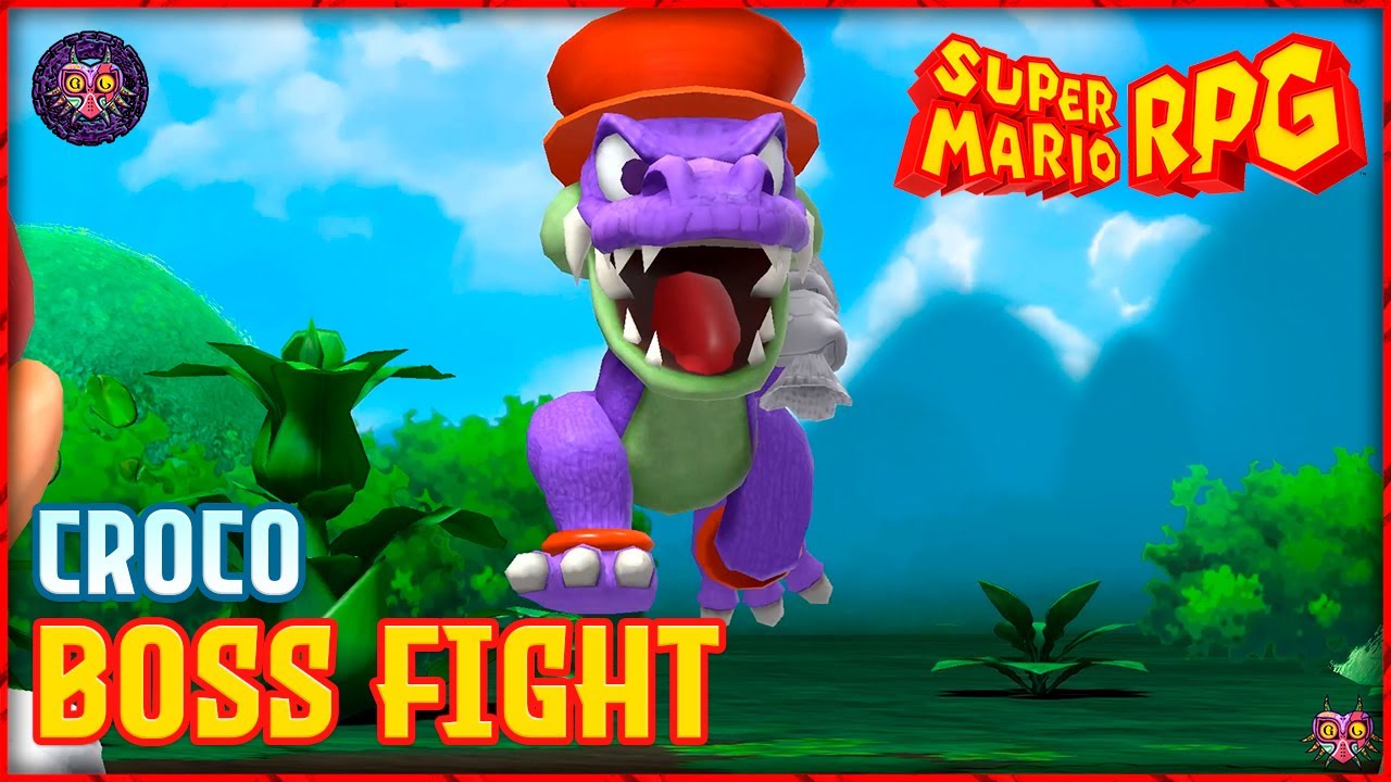 Super Mario RPG Remake | Croco Boss Fight | Full Game Walktrough 100% ...