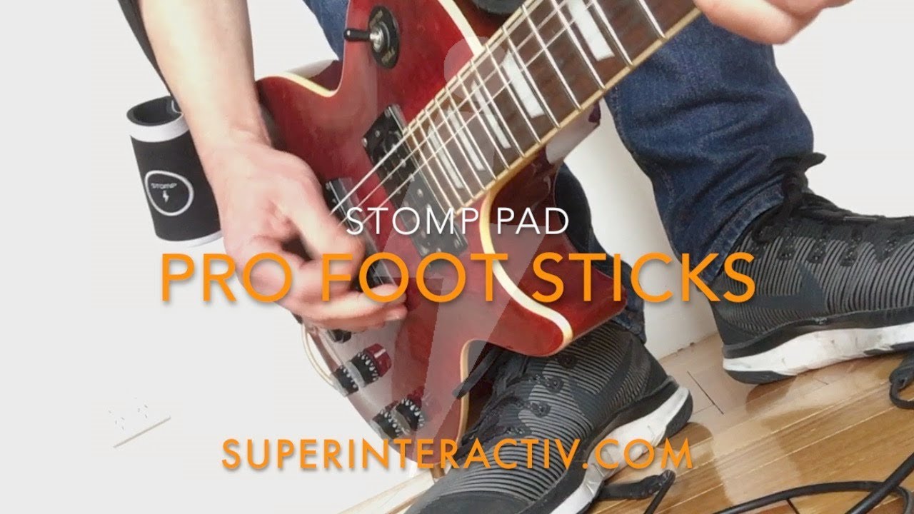 Pro Foot Sticks for Stomp Pad - YouTube