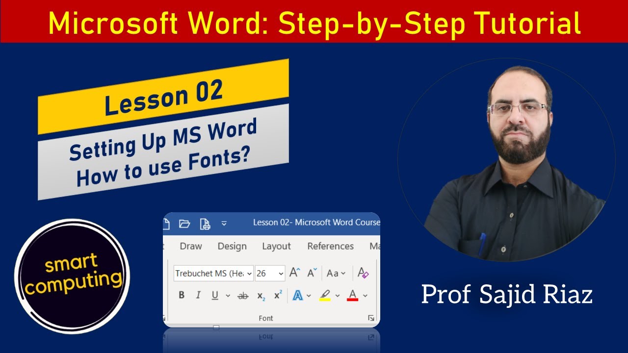 How to use Font in Microsoft Word | Microsoft Word A Step-by-Step ...