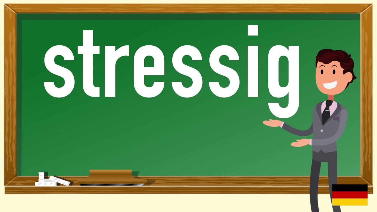 How to pronounce stressig in German - YouTube