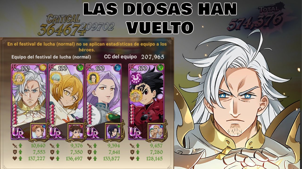 ¡MAEL ES INCREIBLE! DIOSAS EN SU MAXIMO POTENCIAL | 7DS: GRAND CROSS ...