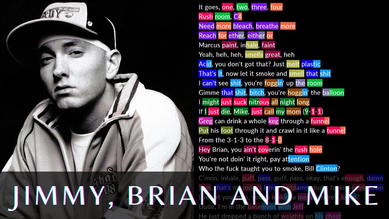Eminem - Jimmy, Brian And Mike | Rhymes Highlighted - YouTube