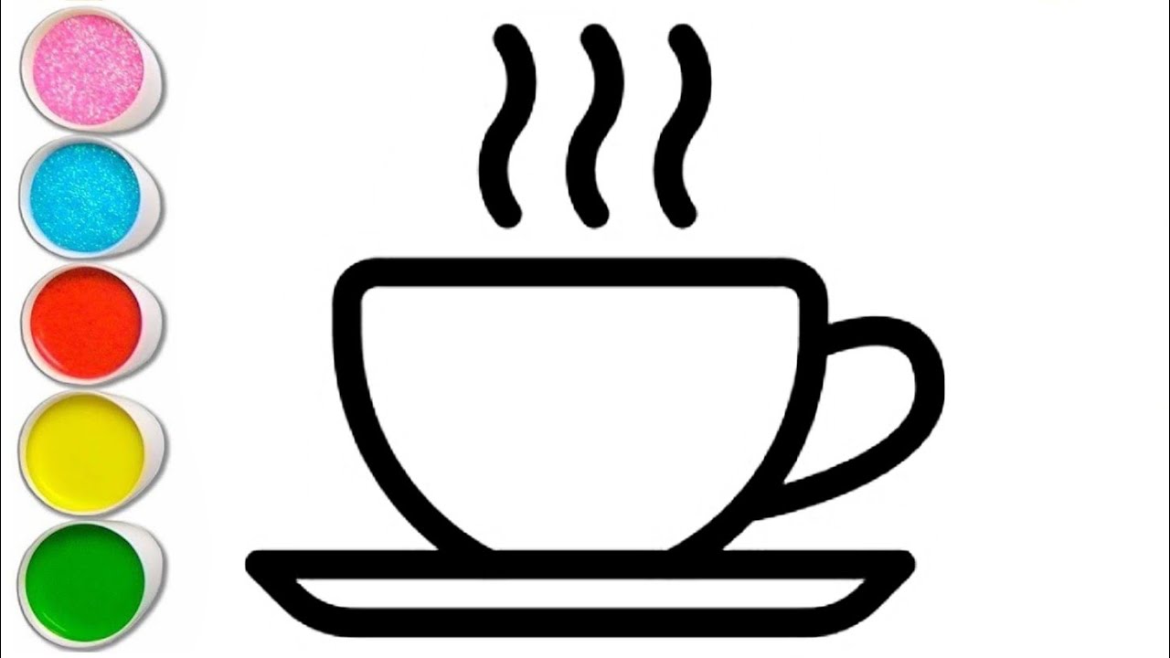 How to Draw a Tea Cup | Cup Drawing Step by Step | Easy Tea Cup Drawing ...