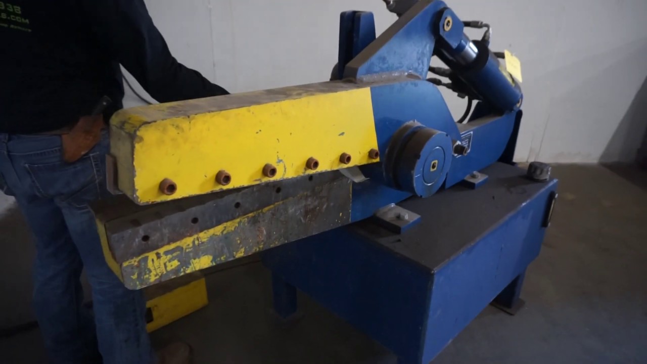 Recycling Equipment Solutions Hydraulic Shear - Tag# 174425 - YouTube