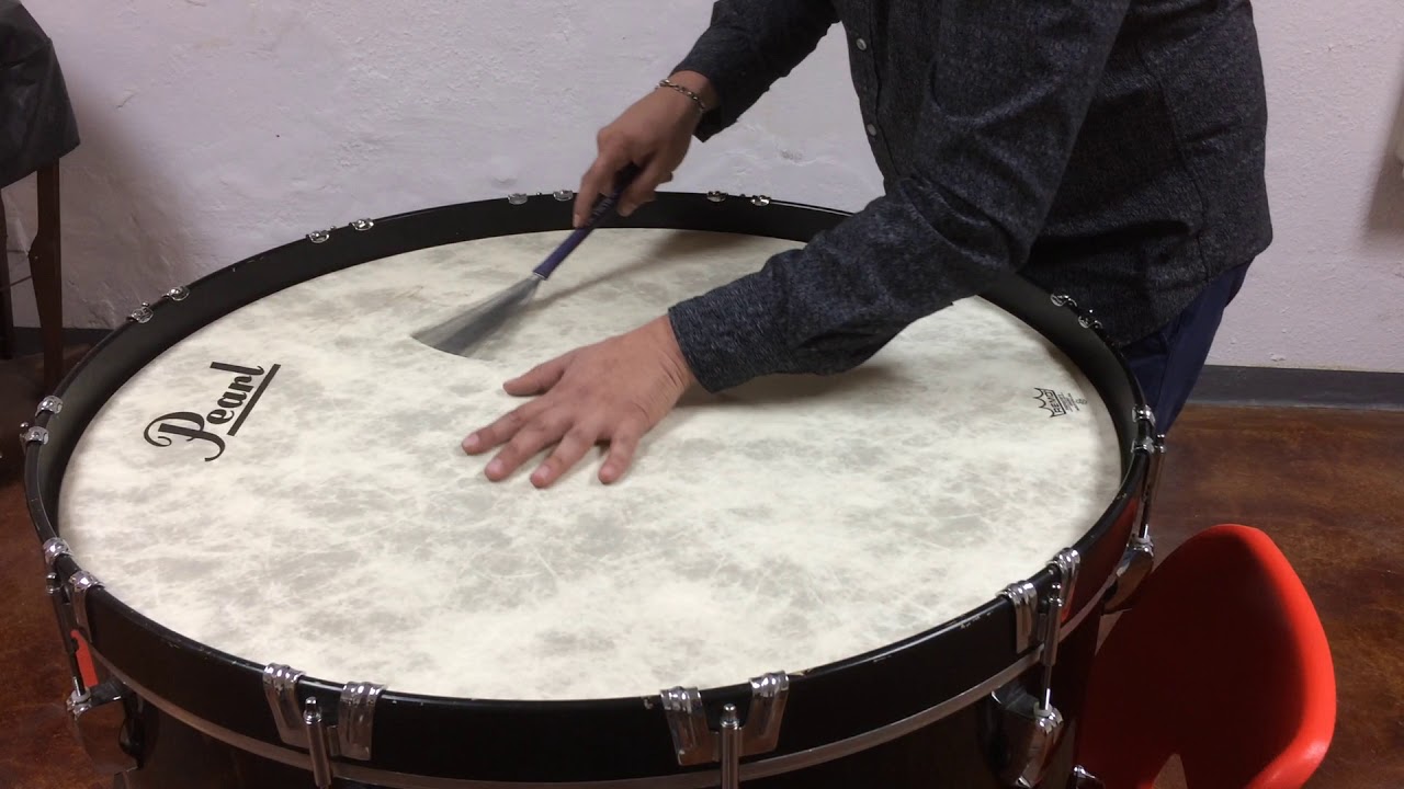 Gran cassa efecto escobilla - YouTube