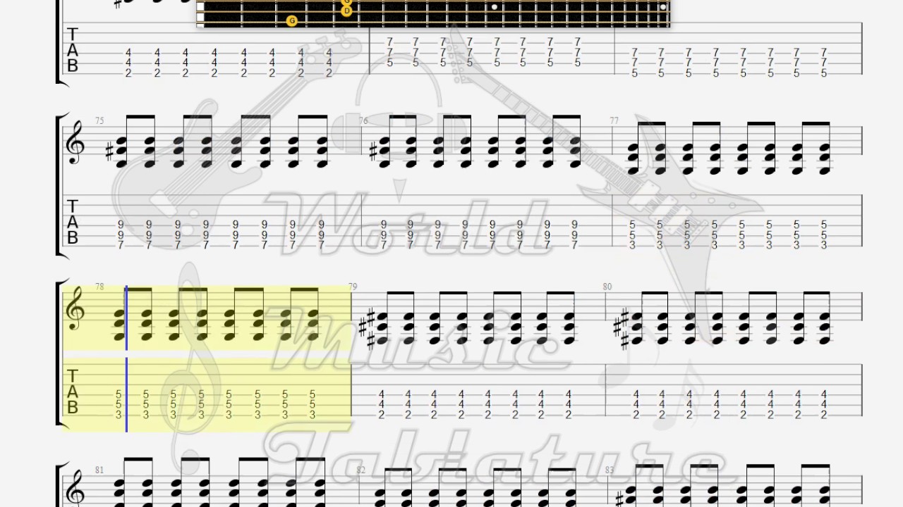 Deviates Come with me GUITAR 2 TAB - YouTube