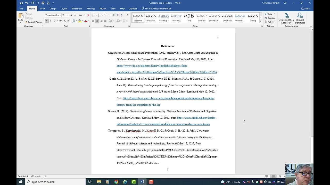 APA Spacing and Reference Page Issues - YouTube