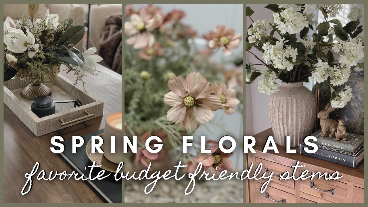 Spring Florals | favorite budget friendly stems - YouTube