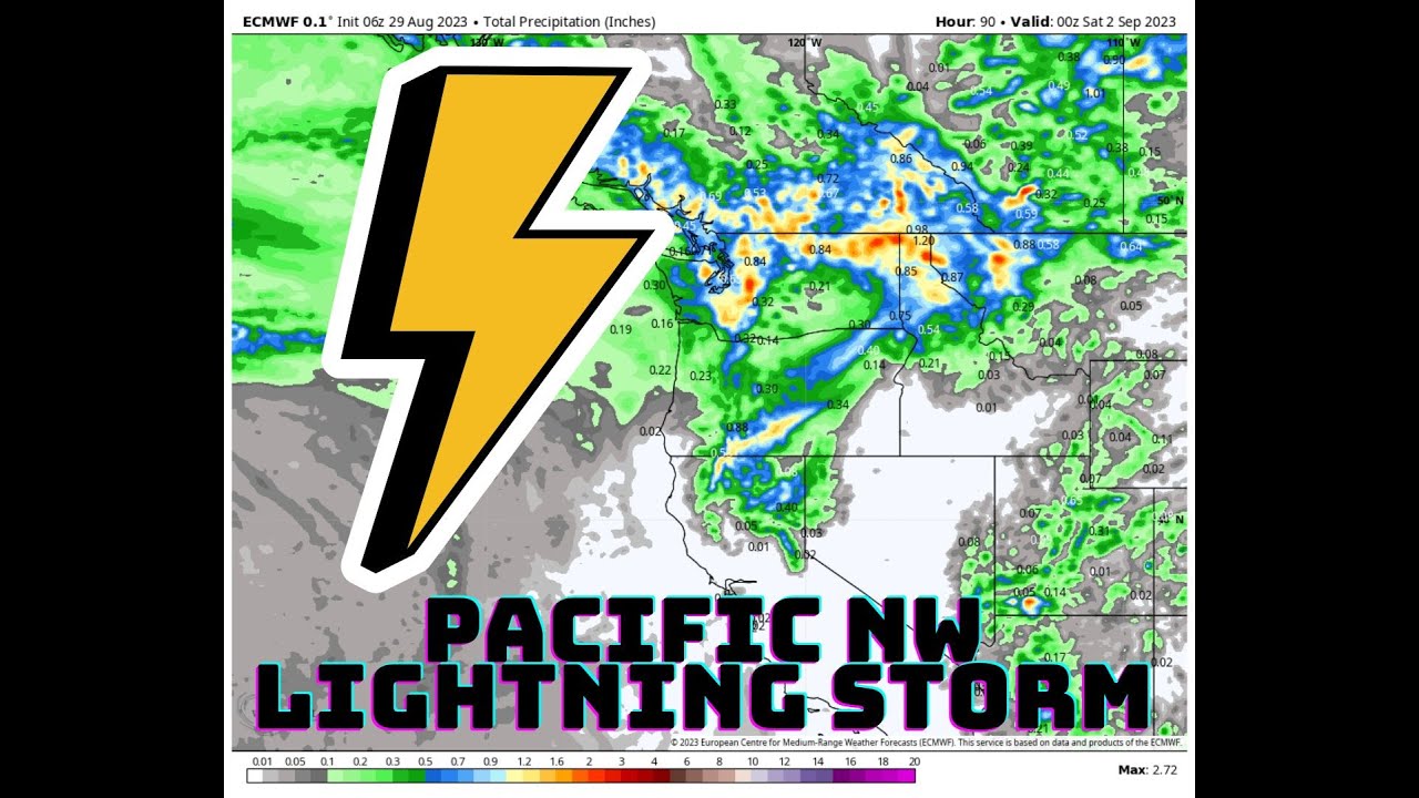 Pacific NW Lightning Storm - YouTube