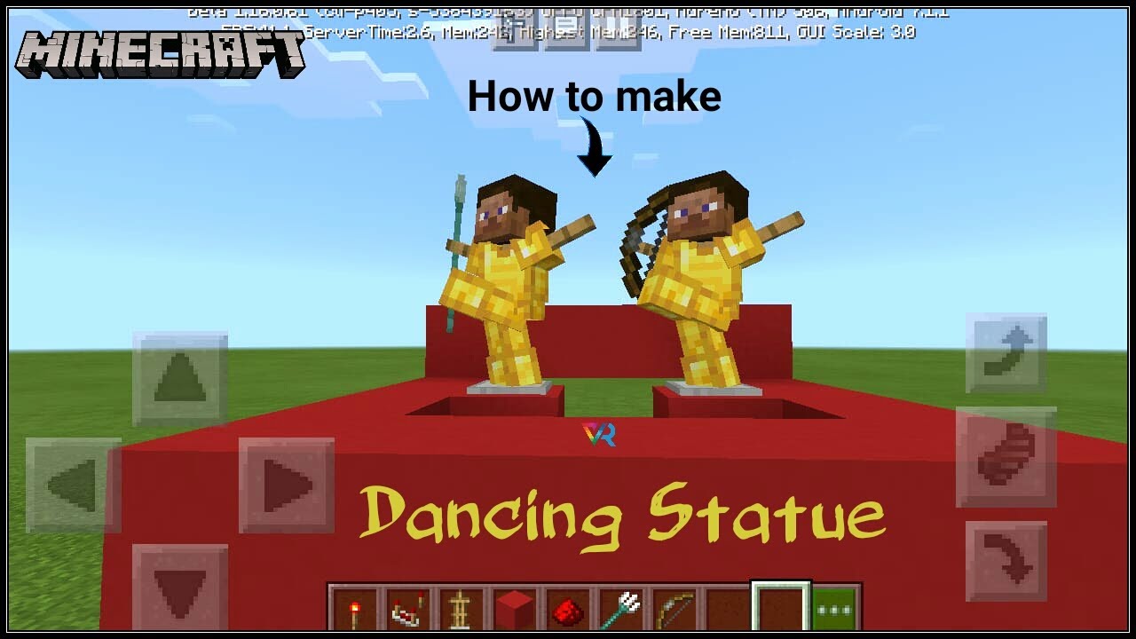 How to make Dancing💃 Statue In Minecraft - YouTube