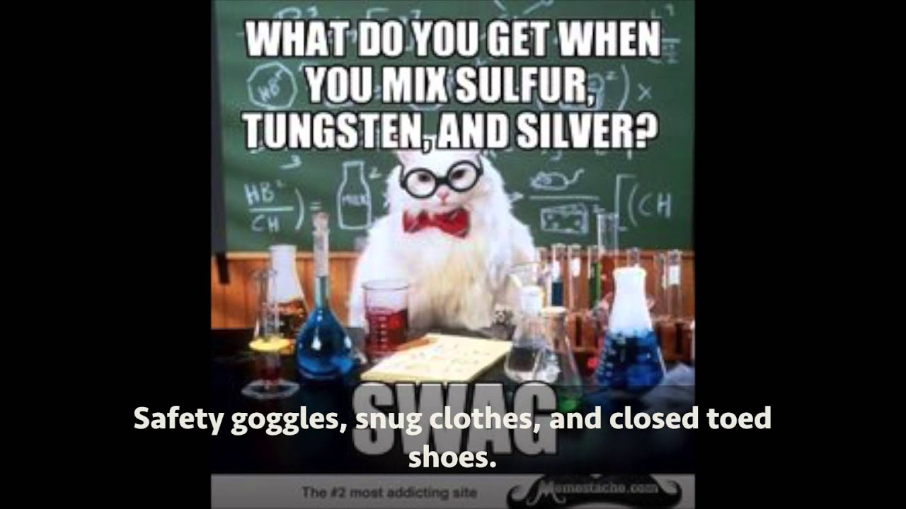 LAB SAFETY SONG Ryan and Amanda - YouTube