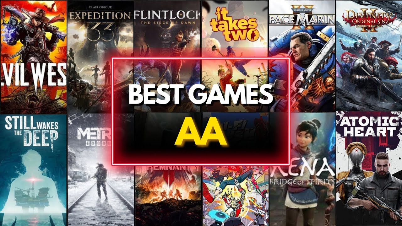 Top 60 Best AA Games You Must Play - YouTube